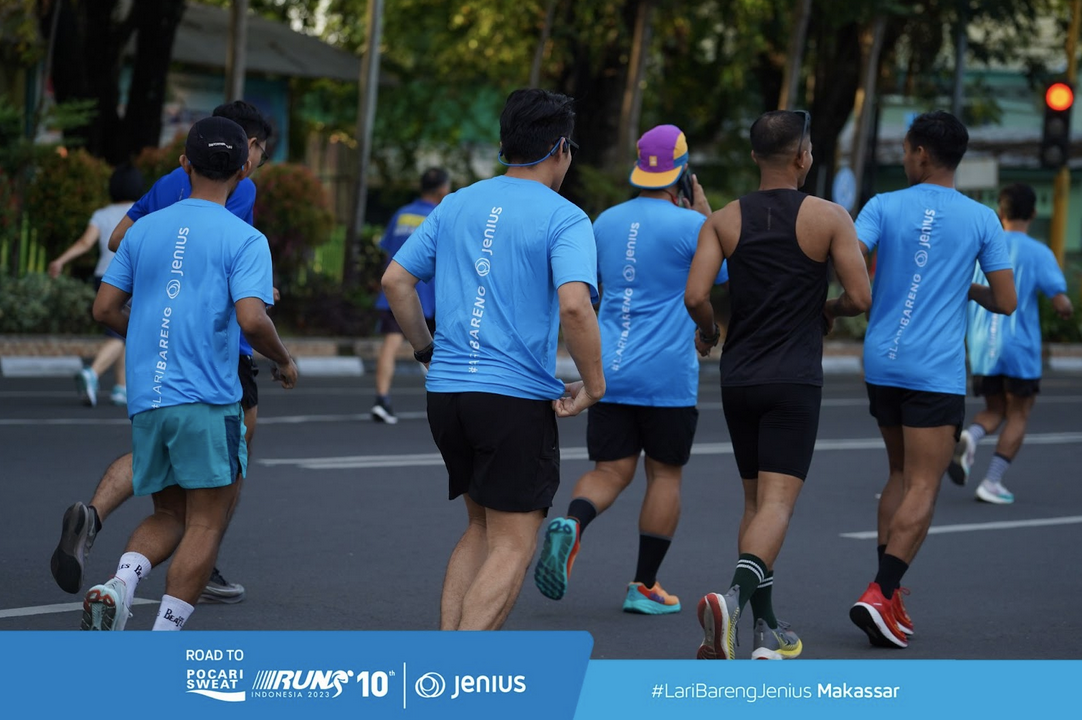 Keseruan Lari Bareng Jenius dalam Road to Pocari Sweat Run Indonesia 2023