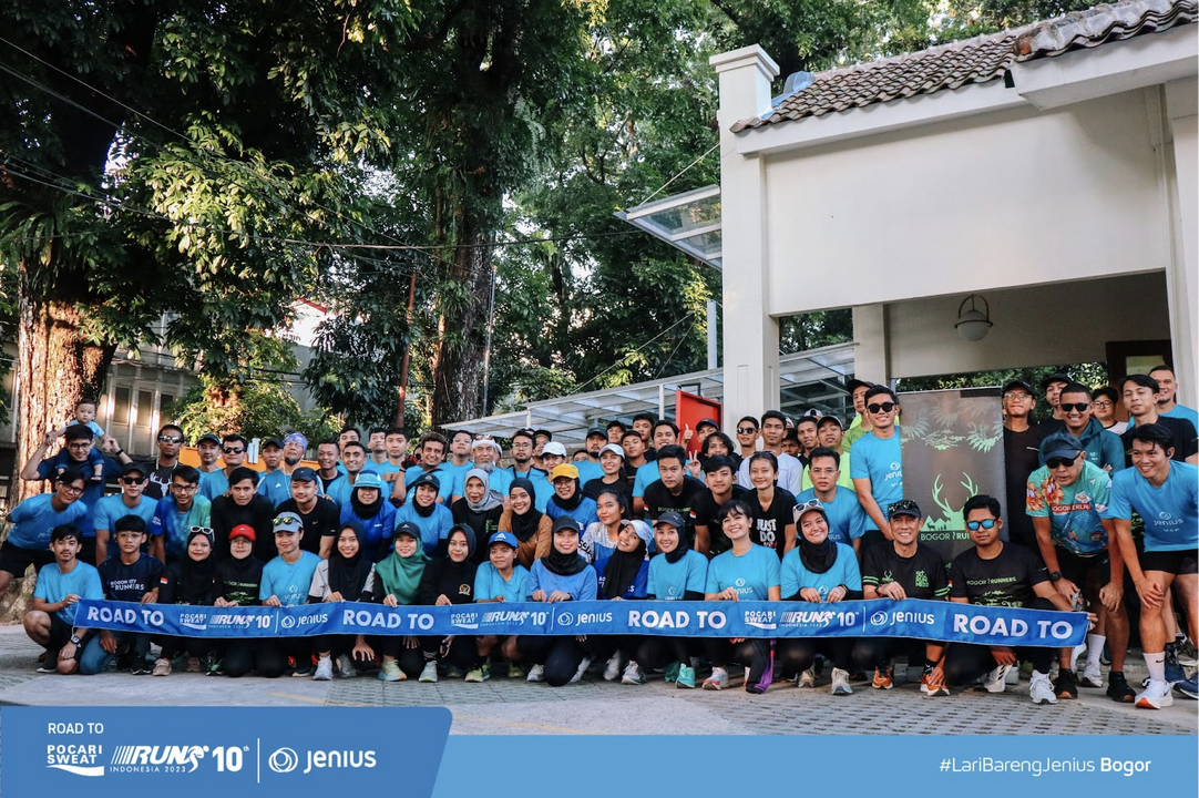 Keseruan Lari Bareng Jenius dalam Road to Pocari Sweat Run Indonesia 2023