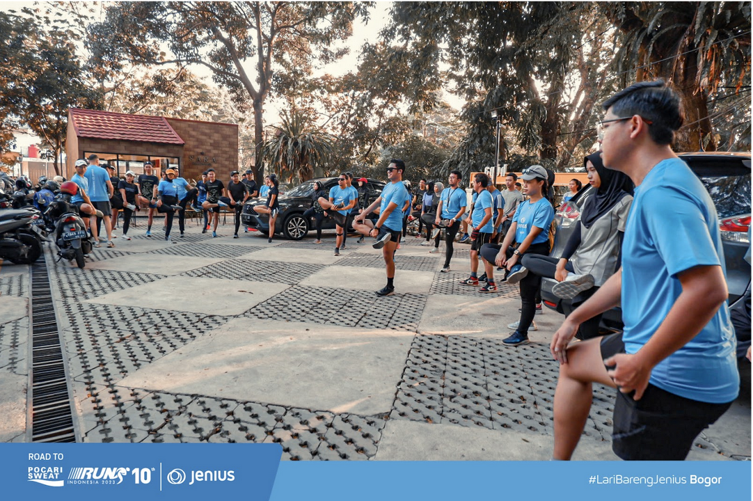 Keseruan Lari Bareng Jenius dalam Road to Pocari Sweat Run Indonesia 2023