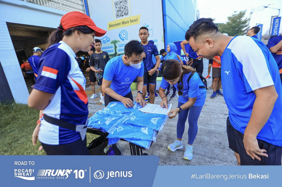 Keseruan Lari Bareng Jenius dalam Road to Pocari Sweat Run Indonesia 2023