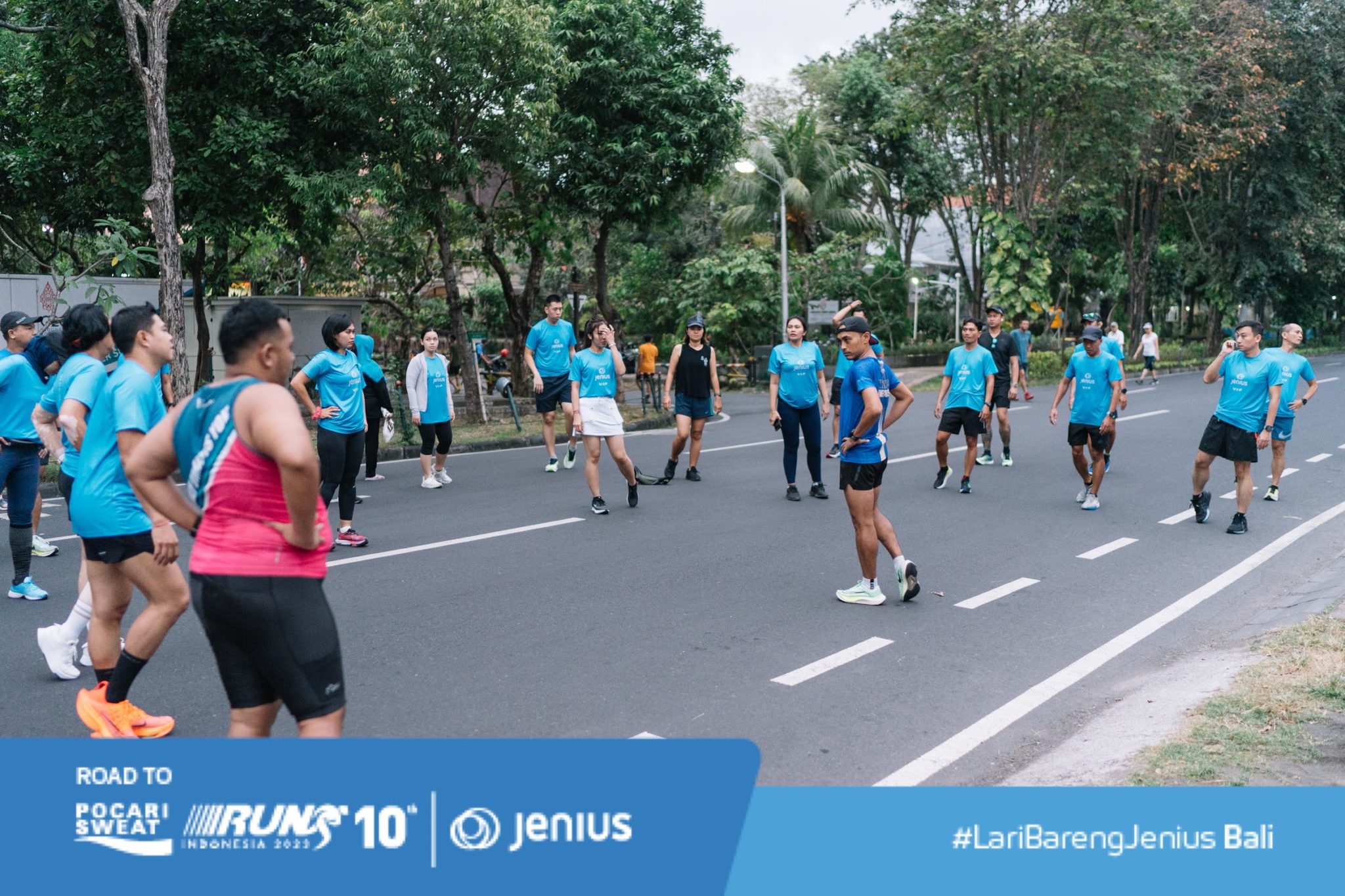Keseruan Lari Bareng Jenius dalam Road to Pocari Sweat Run Indonesia 2023