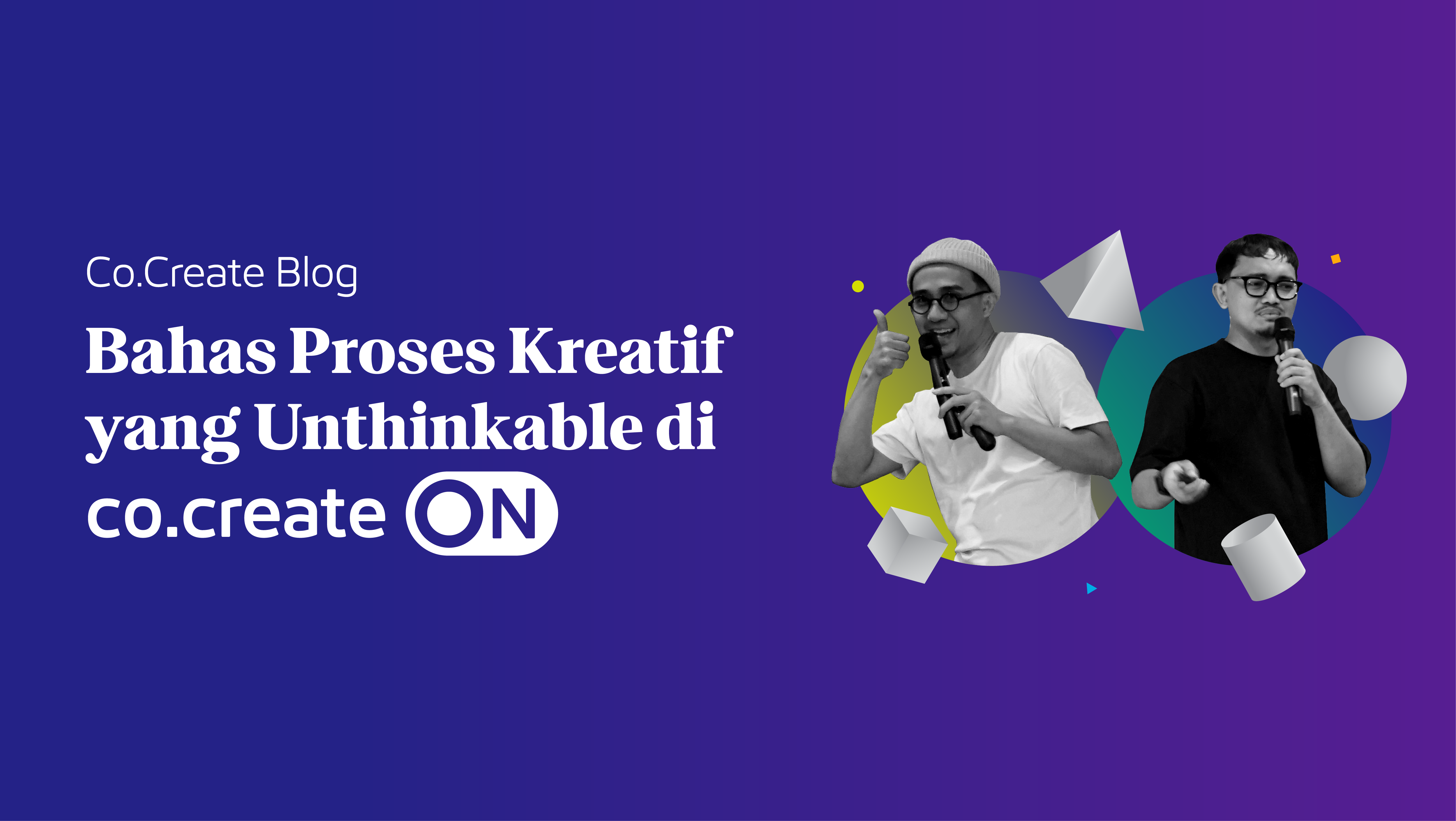 Bahas Proses Kreatif yang Unthinkable di Co.Create ON - Jenius Co.Create